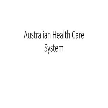 Autralian Health Care.pptx | Health Insurance | Insurance