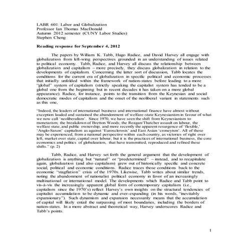 A Brief History of Neoliberalism | PDF
