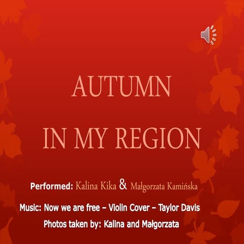Autumn in my region | PPT