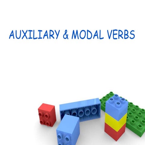 Auxiliary and modal verbs | PPT