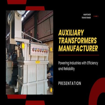 Top 5 Applications of Auxiliary Transformer | PDF
