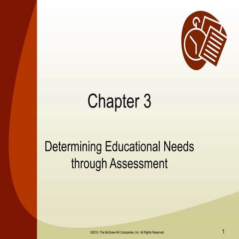 Chapter 3 - Assessments | PPT