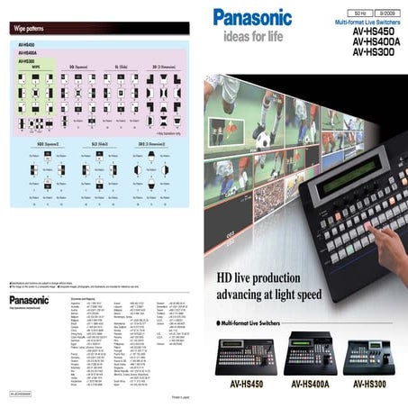 Panasonic AV-HS400 | PPT