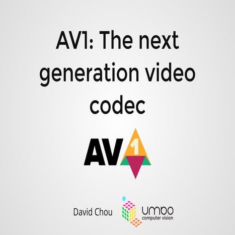 AV1: the next generation video codec | PDF