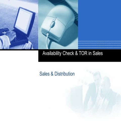SAP ATP check for Sales Order | PDF