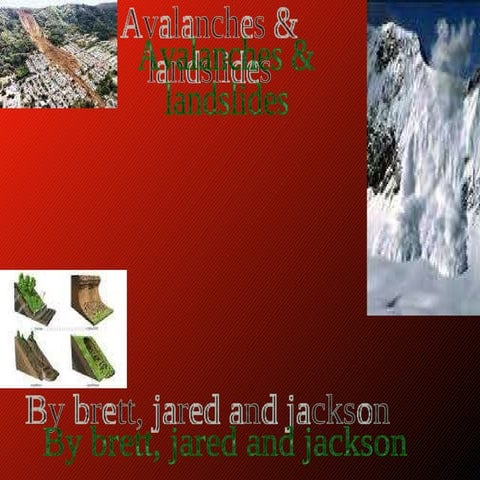 Avalanche | PPT | Geology | Science
