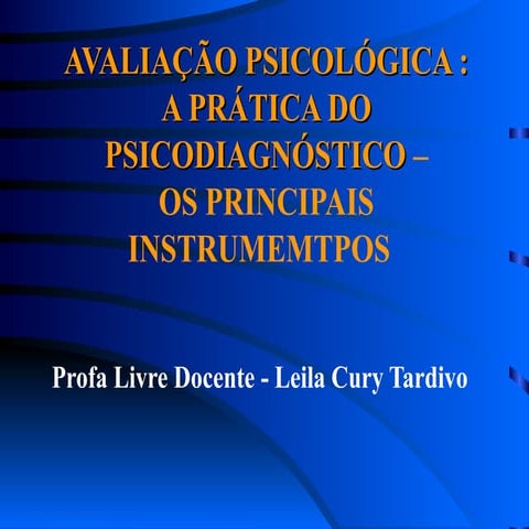 Teste de Atenção Difusa - Tadim tedif | PDF