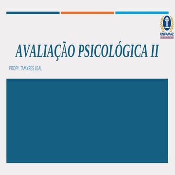 Teste de Atenção Difusa - Tadim tedif | PDF