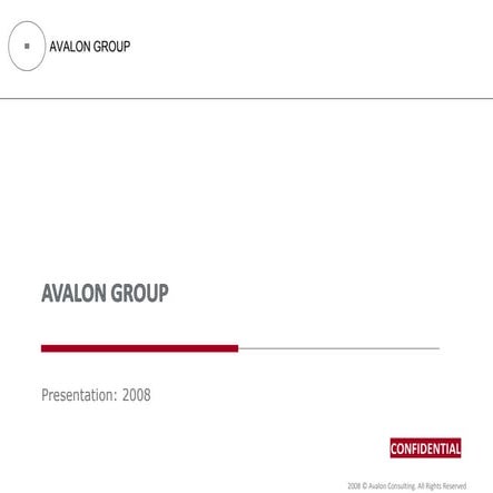 Avalon Group Profile | PDF