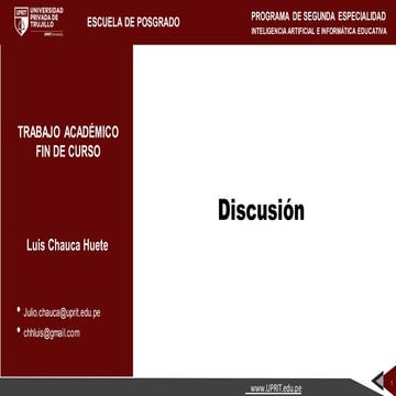 guia para realizar la parte de Discusión en trabajo de investigacion | PDF