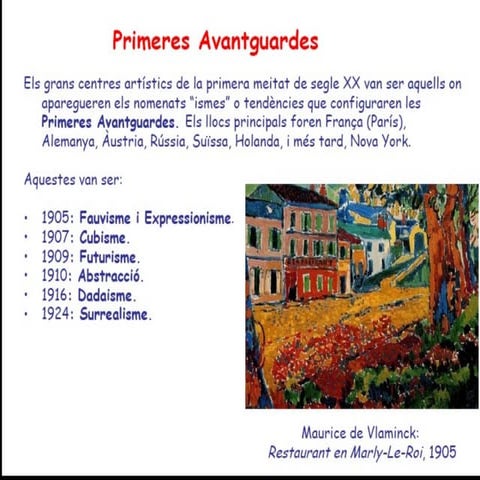 Avantguardes | PPT