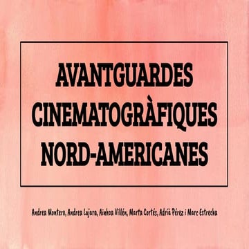 Avantguardes nord americanes | PDF