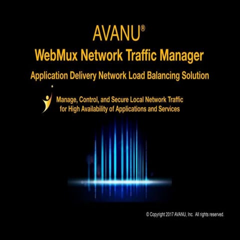 Avanu Webmux Network Traffic Manager Application Delivery Network 2853