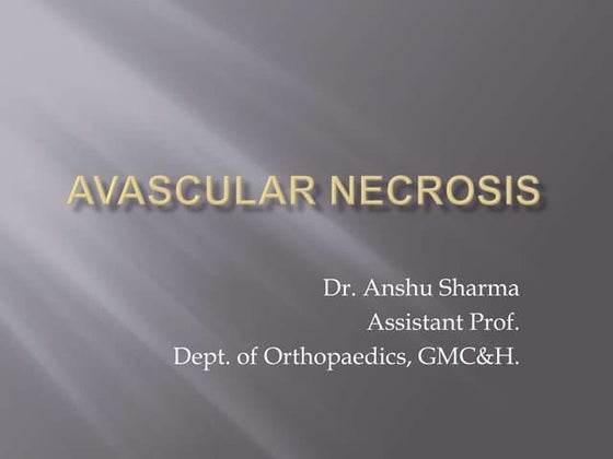 24 avascular necrosis of the hip or other | PPT