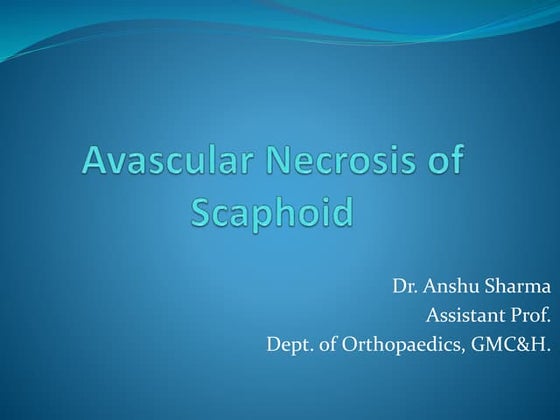 Avascular necrosis | DOCX