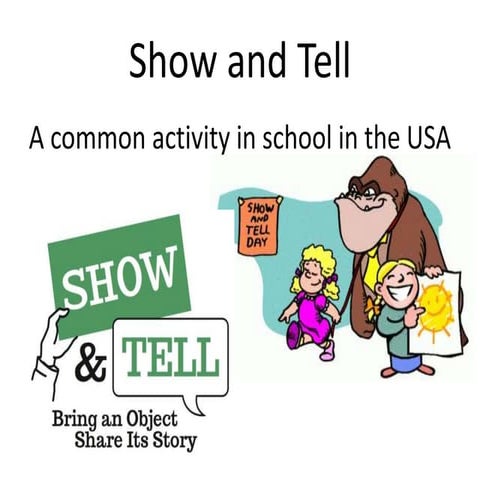 Ava’s show and tell | PPTX | Arts and Crafts | Hobbies & Interests