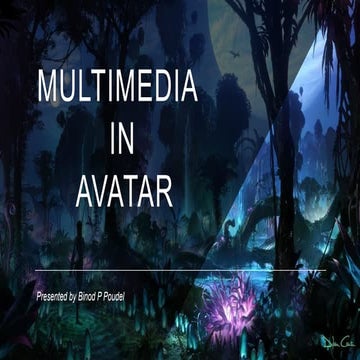 Technologies and Multimedia in Avatar | PPT
