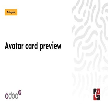 Avatar Card Preview Feature in the Odoo 17 | PPTX | Computing ...