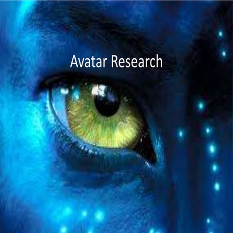 Avatar research | PPTX