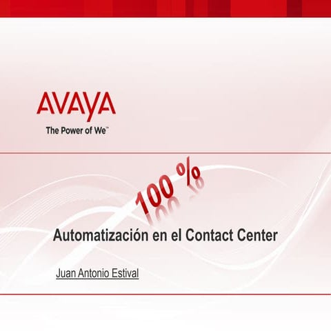 Avaya en Contact Center telefónica | PDF