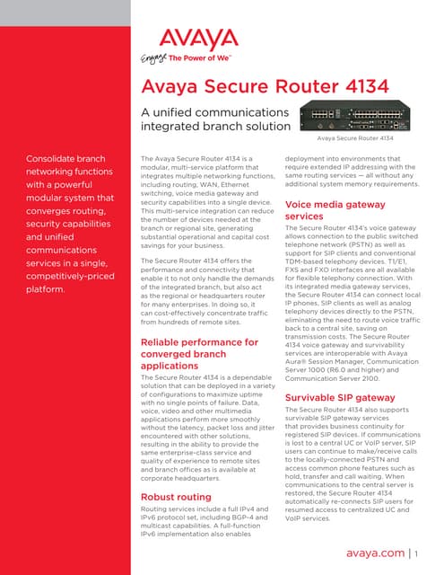 Aerohive SR2024 Switch | PDF | Cloud Computing | Internet