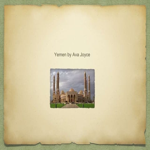 Yemen by Ava | PPT