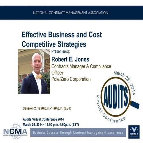 Audits Virtual Conference - Effective Business and Cost Competitive ...