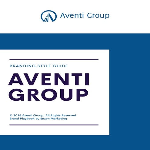 Aventi Group Branding Playbook | PDF