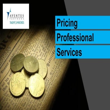 Aventus Partners l Pricing Professional Services | PDF