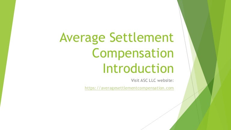 Average Settlement Compensation