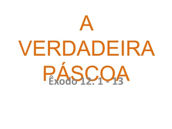 Slide A Pascoa | PPT