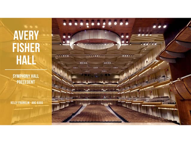 Sydney opera house acoustical features | PPTX