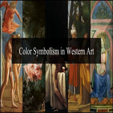 Presentation: Color Symbolism in Western Art (Graphic Design Sample) | PDF