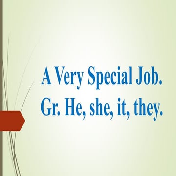A Very Special Job lesson 5.pptx