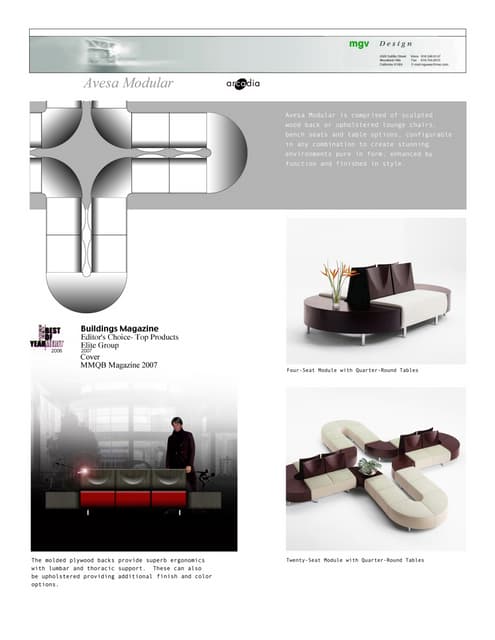 Vesa & Centrum Lounge Seating | PDF