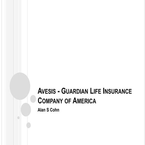 Avesis - Guardian Life Insurance Company of America | PPTX | Healthcare ...