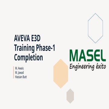 AVEVA E3D Training Phase-1 Completion.pptx