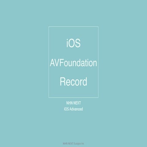 Av foundation record | PPT