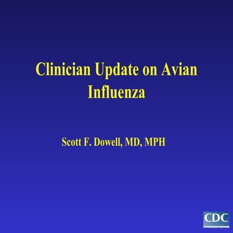 Avian Influenza Update | PPT