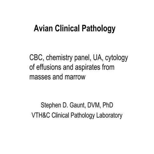 Avian clinical pathology in avian patient .pdf