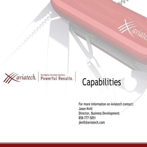 Aviatech Capabilities | PPT