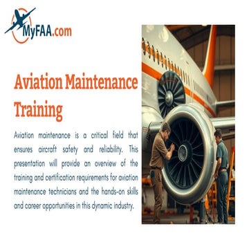 Aviation Maintenance Training for the Modern Technician | PDF