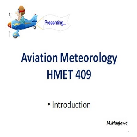 Introduction to Aviation-Notes Power point | PPT