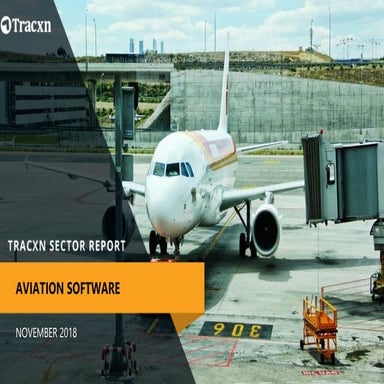 Tracxn - Aviation Software Startup Landscape | PDF