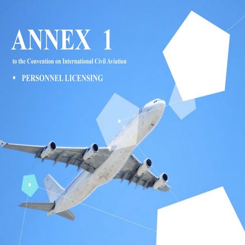 Annex 1 Personnel licensing | PPTX