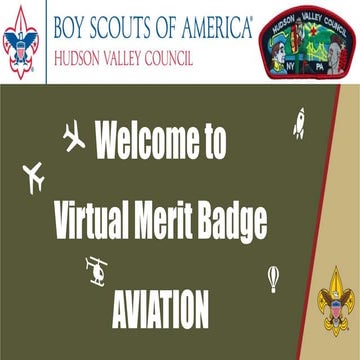 Aviation Merit Badge | PPTX