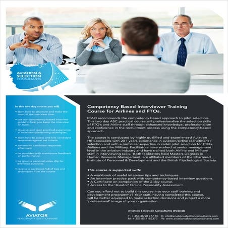 Aviation pilot training | PDF