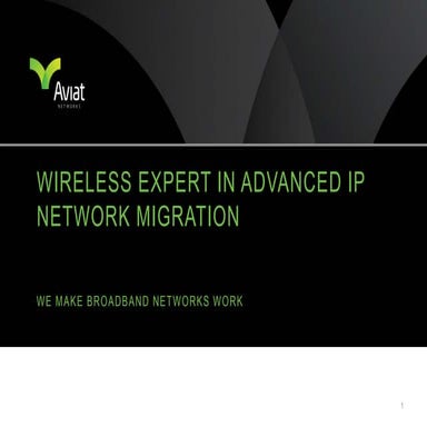 Aviat Networks Corporate Presentation | PDF