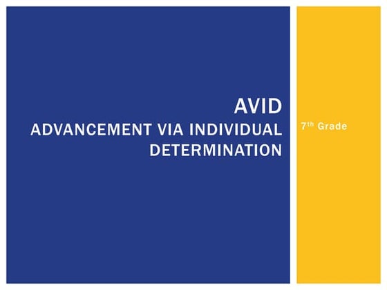AVID and the Seven Strategies | PDF
