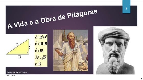 Conhecendo Pitágoras | PPT